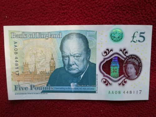 AA08 £5 (FIVE POUND) NOTE LOW NUMBER COLLECTABLE FIVER | eBay UK