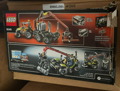 LEGO TECHNIC: Tractor with Log Loader (8049) New Box Damage ...
