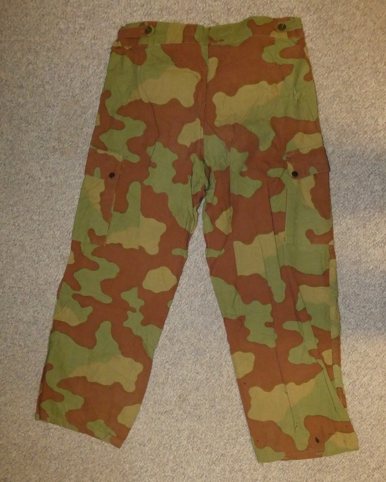 Original ITALY Italian Army 1960s Telo Mimetico 3-Color Camouflage ...