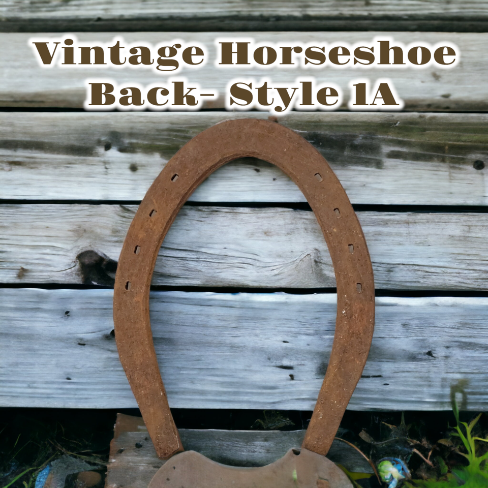 Vintage REAL 1970s Rustic Used Rusty Horseshoes Lucky Hand Forged ...