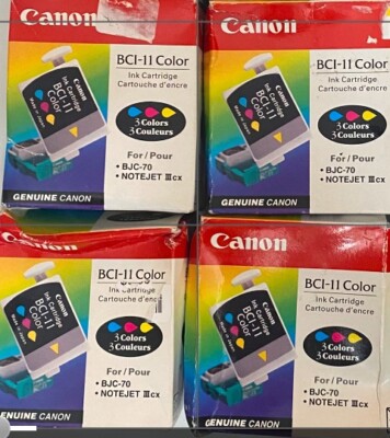 New Genuine Canon BCI-11 Color Ink-( 8 ) Boxes / 3 Cartridges Per Box ...