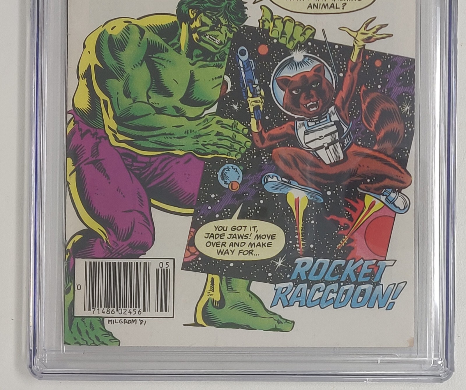 The Incredible Hulk #271 CGC 5.0 1st Comic Book Appearance Of Rocket ...