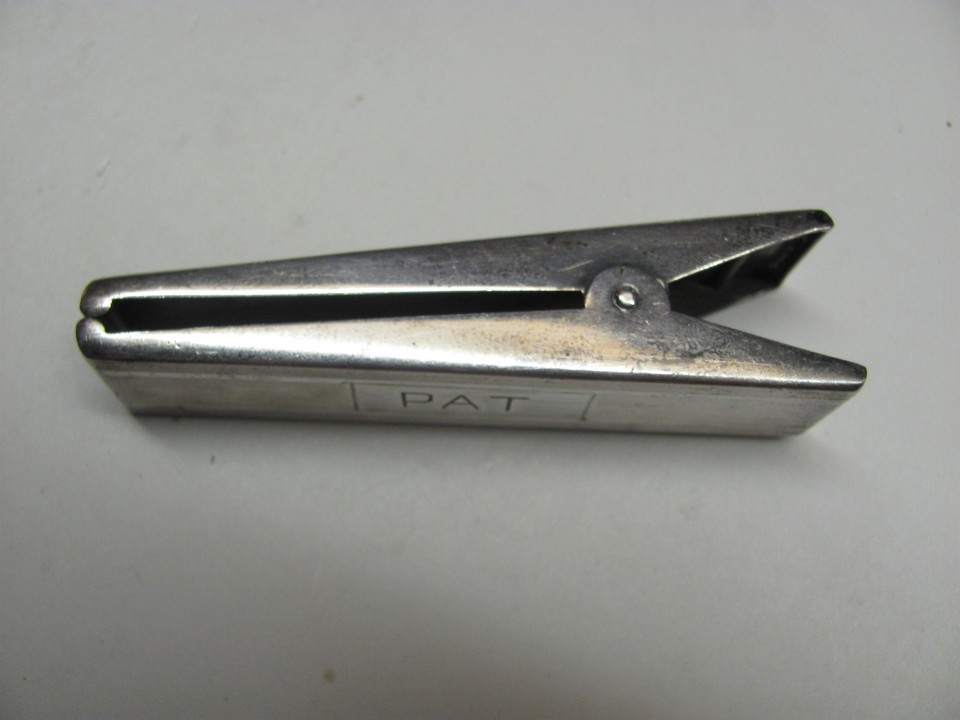 Vintage Charles Thomae Sterling Silver Large Paper Clip Stamped | eBay