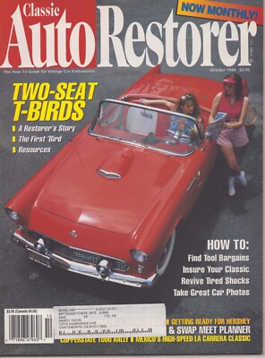 Classic Auto Restorer Magazine - October 1994 - Two-Seat T-Birds | eBay