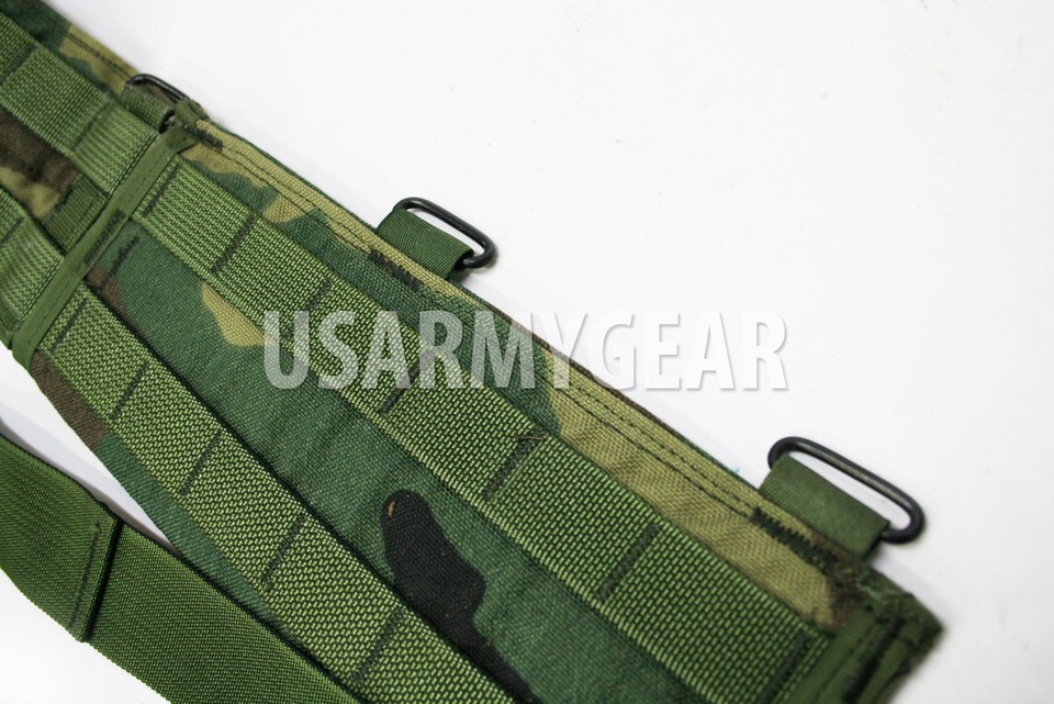 Woodland Molle FLC LBV Woodland Tactical Utility Waist War Belt Vest ...