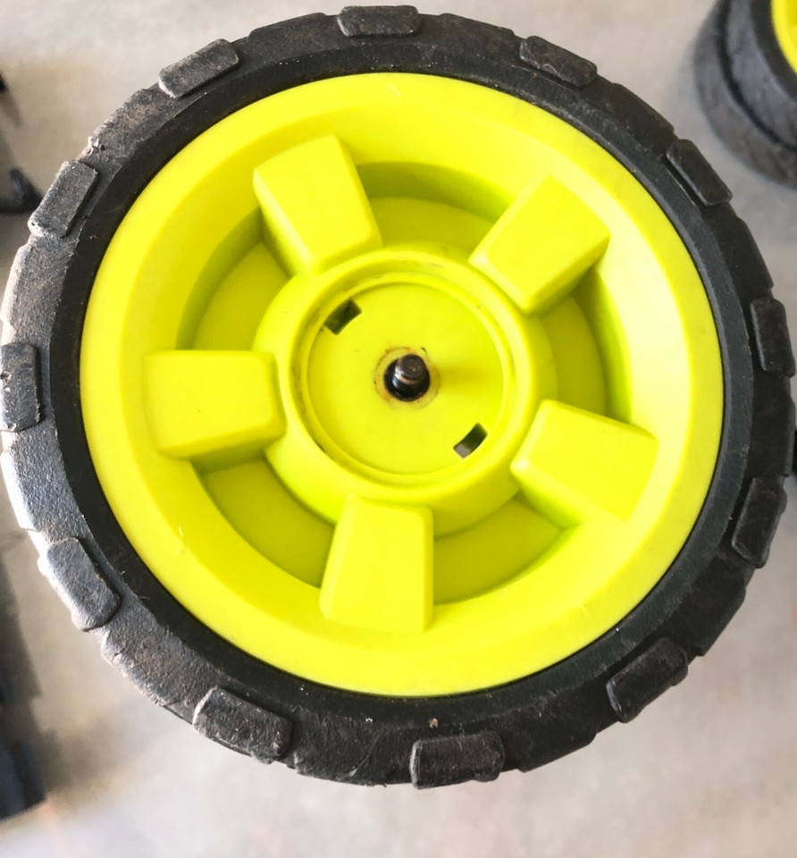 PICK 1 — Ryobi 40V Mower RY401170VNM Wheel, Cover, Bushing, Door, Axle ...