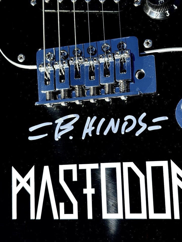 MASTODON Band SIGNED Electric Guitar JSA LETTER Of AUTHENTICITY Brent ...