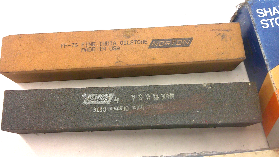 4 Four / Sharpening Stones NORTON CARBORUNDUM India Oilstones | eBay