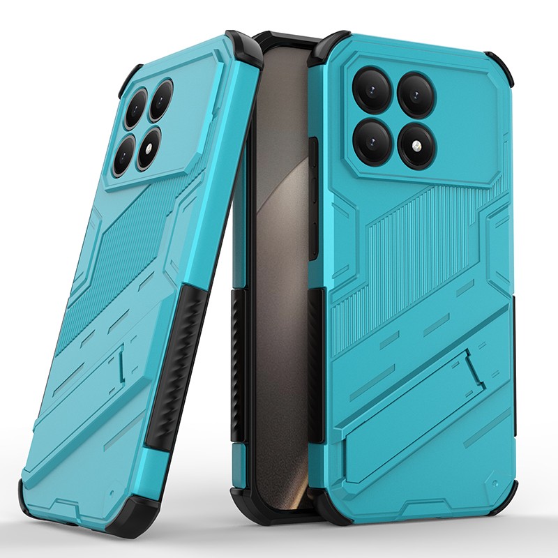 For XiaoMi Poco F8 Pro, Hybrid Armor Dual Layer Stand Hard Shell Back ...