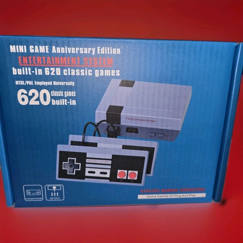MINI GAME Anniversary Edition ENTERTAINMENT SYSTEM Built-In 620 Classic ...