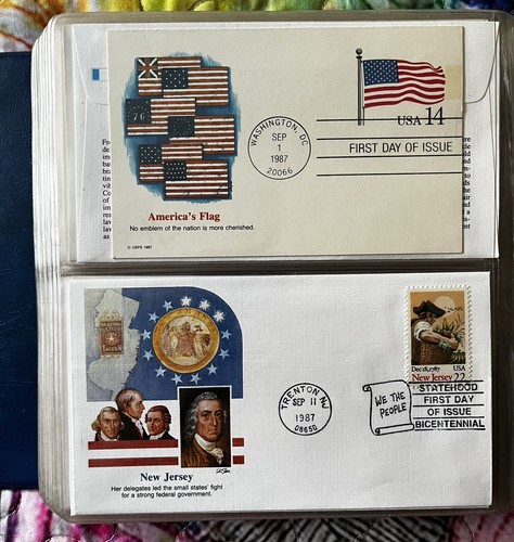 First Day Cover Album + 85 U.S. First Day Covers 1948-1987 | eBay