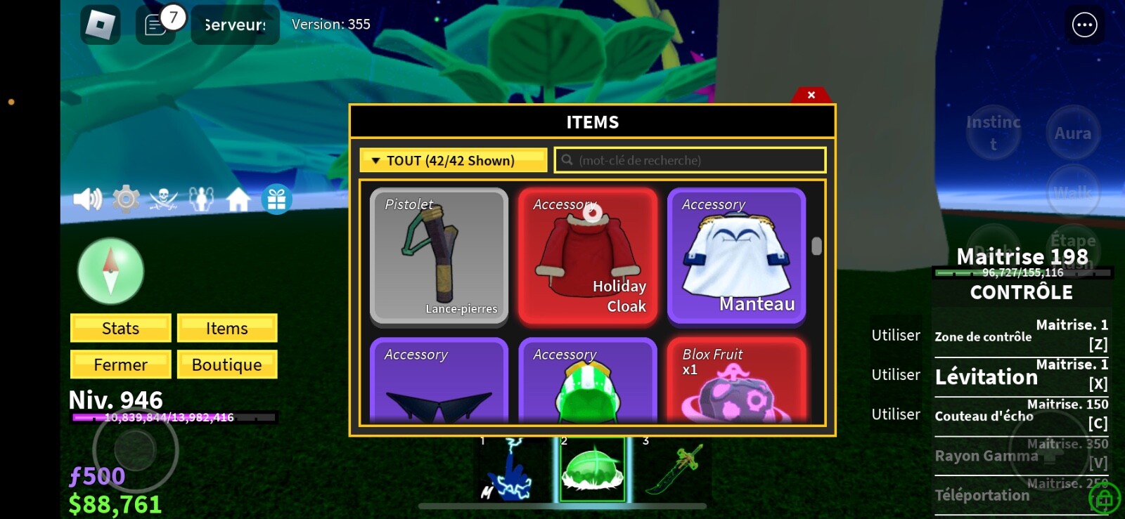 compte roblox blox fruit (leopard perm,dragon perm,control perm,venom ...