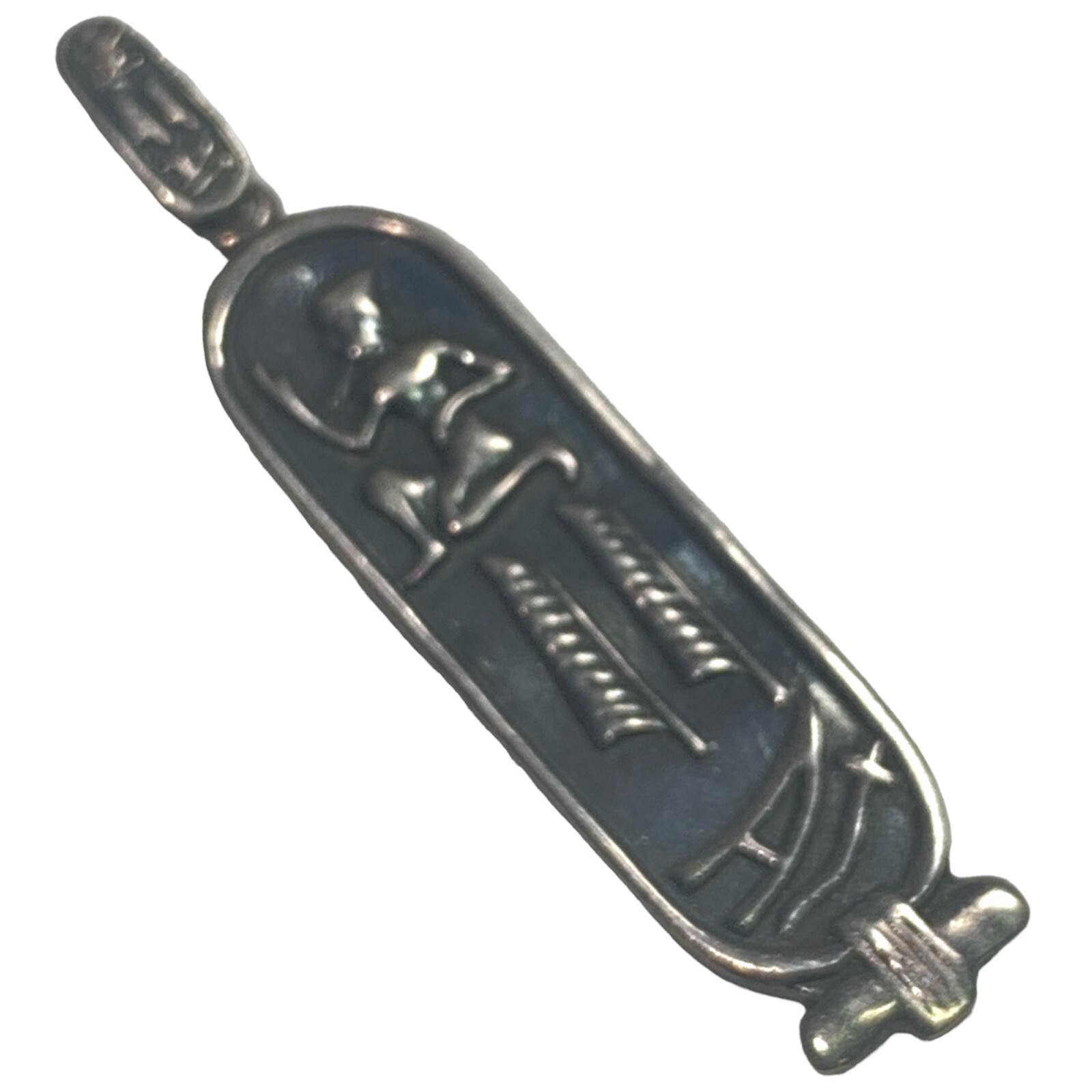 STERLING SILVER UNIQUE EGYPTIAN CARTOUCHE SHAPE STYLE PENDANT2.6gram | eBay