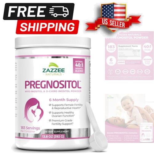 Natural Fertility Support Powder - 183 Servings, Vegan Myo-D Chiro ...