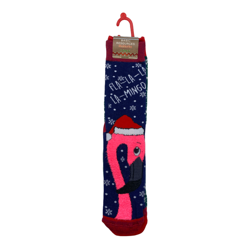 NWT Basic Resources HoHoHo Collection Women's 2Pk Flamingo Crew Socks B94 | eBay