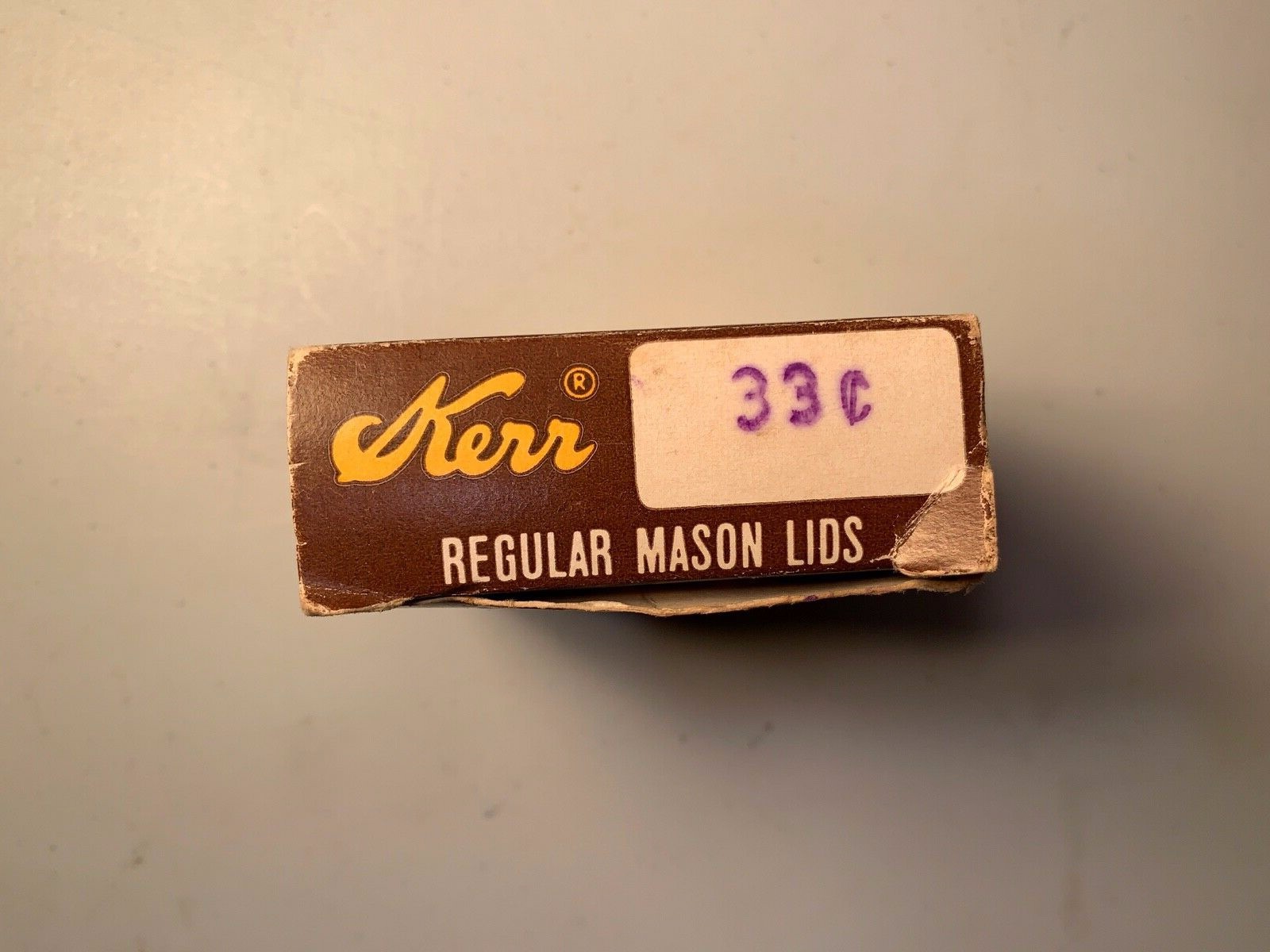 Vintage Kerr Box Of 12 Regular Mason Canning Jar Lids Made In USA | eBay