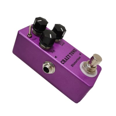 Quality Purple Distortion Pedal Single Guitar Effects Pedal True Bypass ...