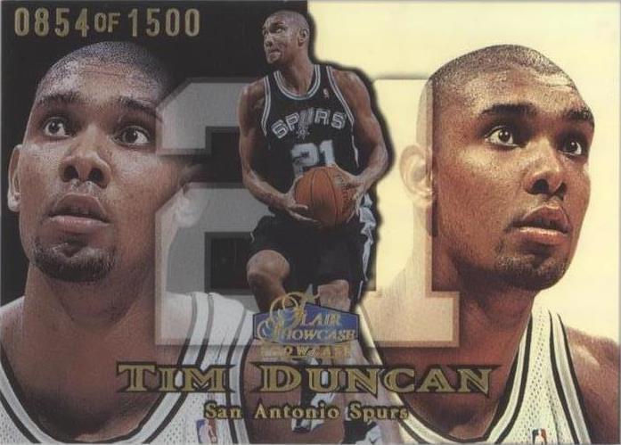 1998-99 Flair Showcase - Tim Duncan #3 Row 1 /1500 for sale online | eBay