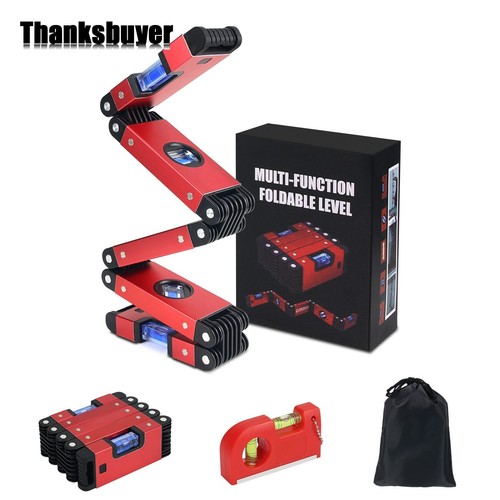 28" Multi-Function Foldable Level Metal+Mini Level+Oxford Cloth Drawstring Bag | eBay