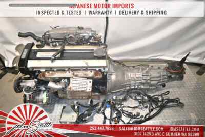 JDM NISSAN RB25DE BLOCK RB20DET HEAD TURBO 5Speed Transmission RB25DET ...
