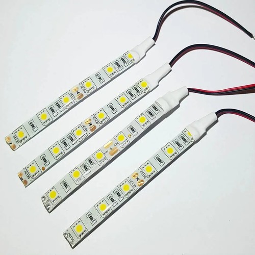 New 10Pcs 10Cm Waterproof 5050 Led Strip Lights Dc 12V Caravan Boat Car ...