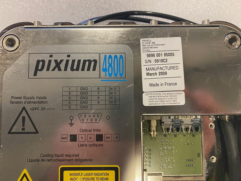 TRIXELL PIXIUM 4800 DIGITAL DETECTOR Cath Lab Parts P/N 989600185005 / ...