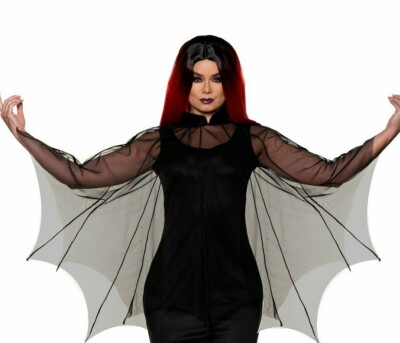 Underwraps Spiderweb Gothic Witch Magic Halloween Costume Sheer Poncho ...