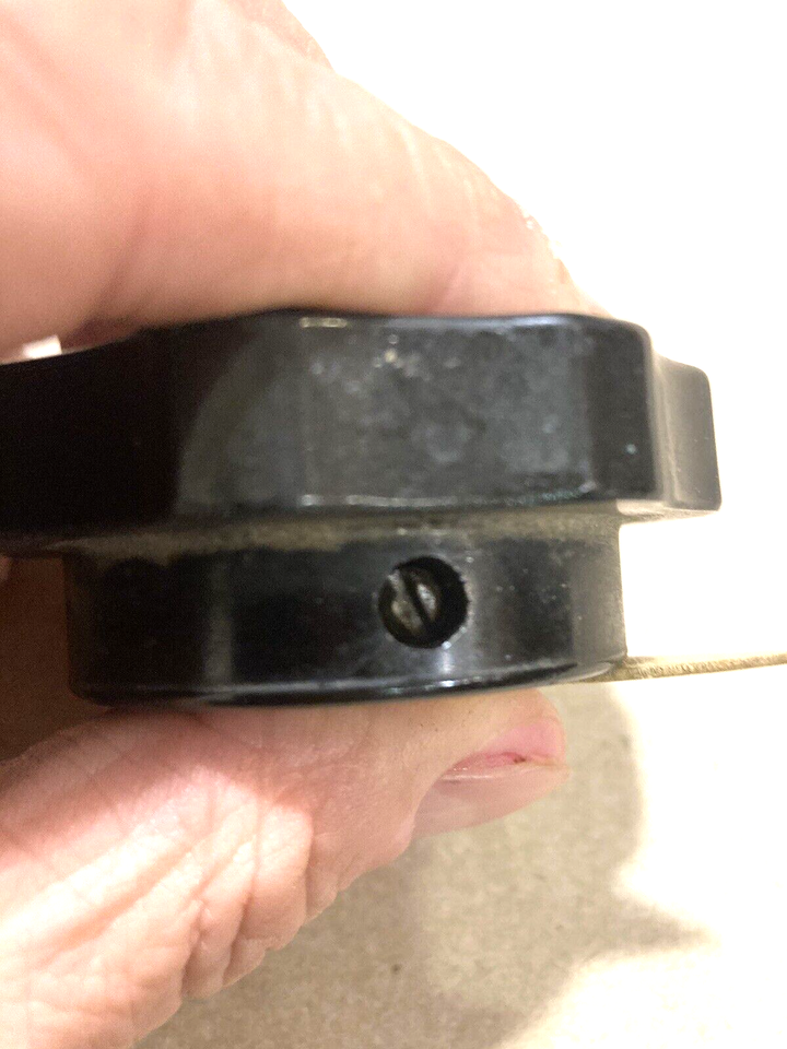 VINTAGE RADIO - LARGE KNOB W/ POINTER - FOR HAM RADIO , MILITARY ...