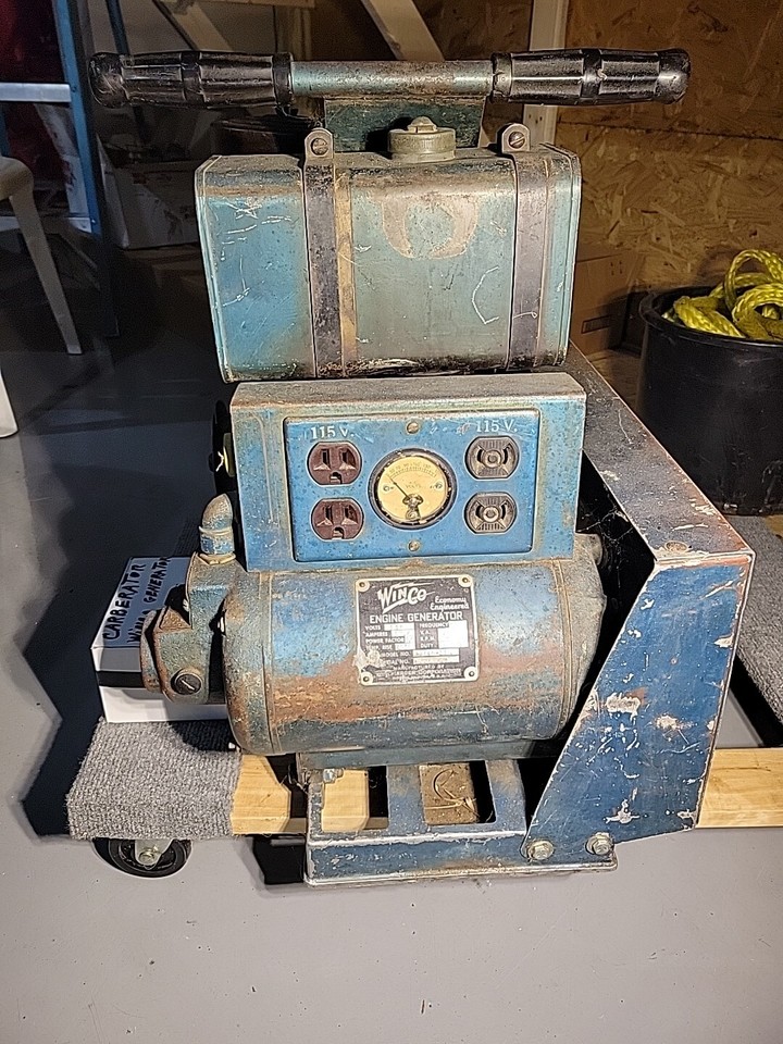 Vintage Economy Engineered WINCO F3000 gas power Generator tested works ...