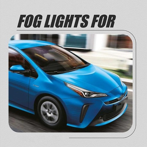 LED DRL Daytime Running Light Fog Lamps W/Wiring For For Toyota Prius ...