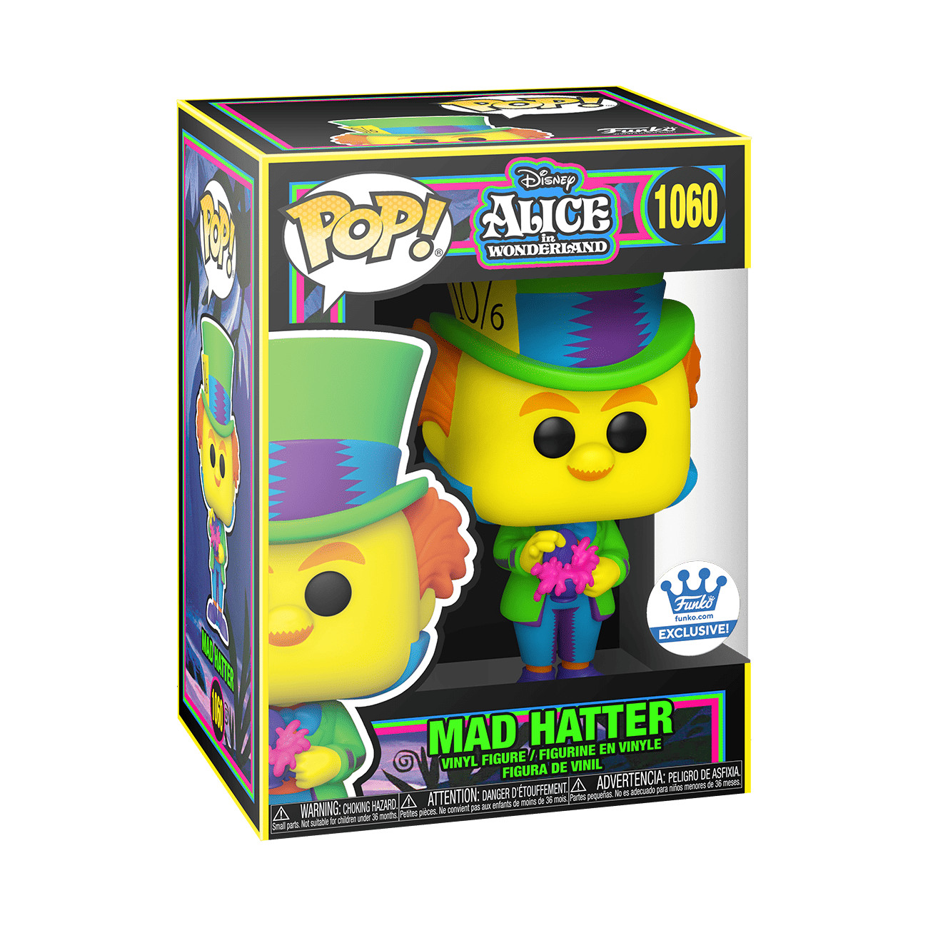 Funko Pop! Vinyl: Disney - Mad Hatter - Funko (Exclusive) #1060 for ...