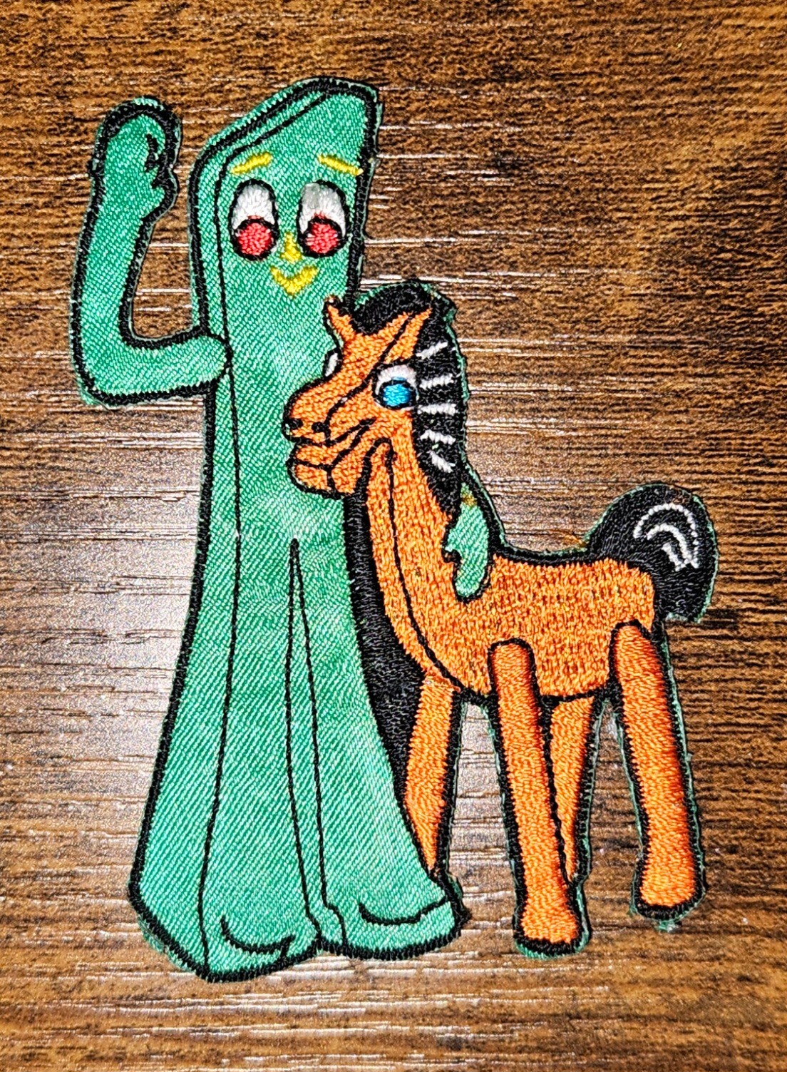 Gumby & Pokey Vintage Iron On Cartoon Patch | eBay