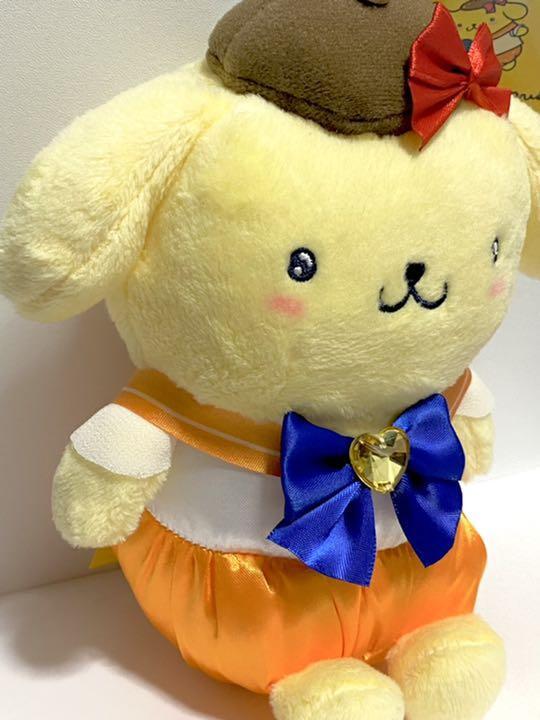 Sailor Moon Eternal x Sanrio Pom Pom Purin Venus Plush Toy Doll Mascot ...