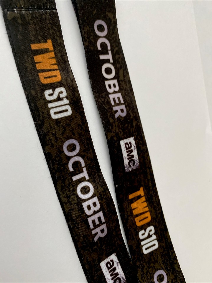SDCC 2019 AMC The Walking Dead Lanyard Season 10 Comic Con Exclusive | eBay