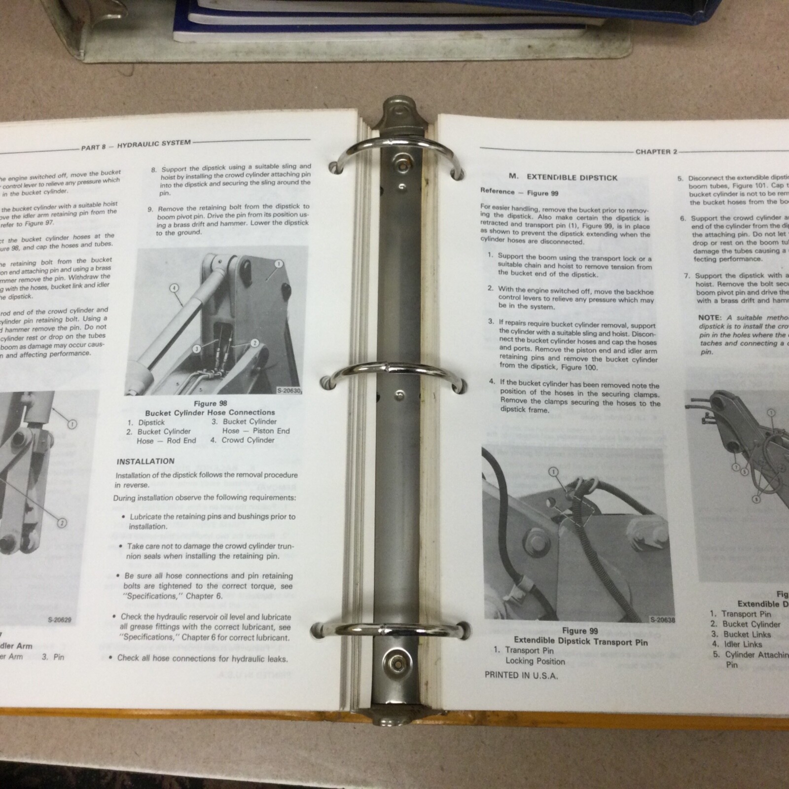 Ford 455 TLB TRACTOR LOADER BACKHOE SERVICE REPAIR SHOP MANUAL GUIDE ...