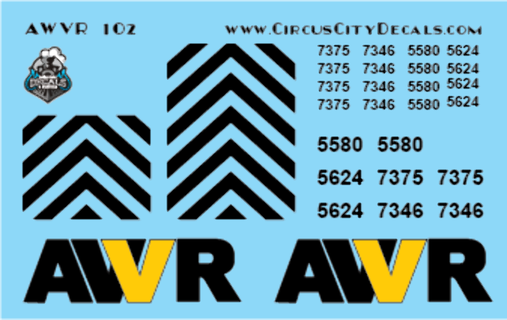 AWVR Unstoppable Movie Custom Decals Gray SD40-2 CP N Scale | eBay