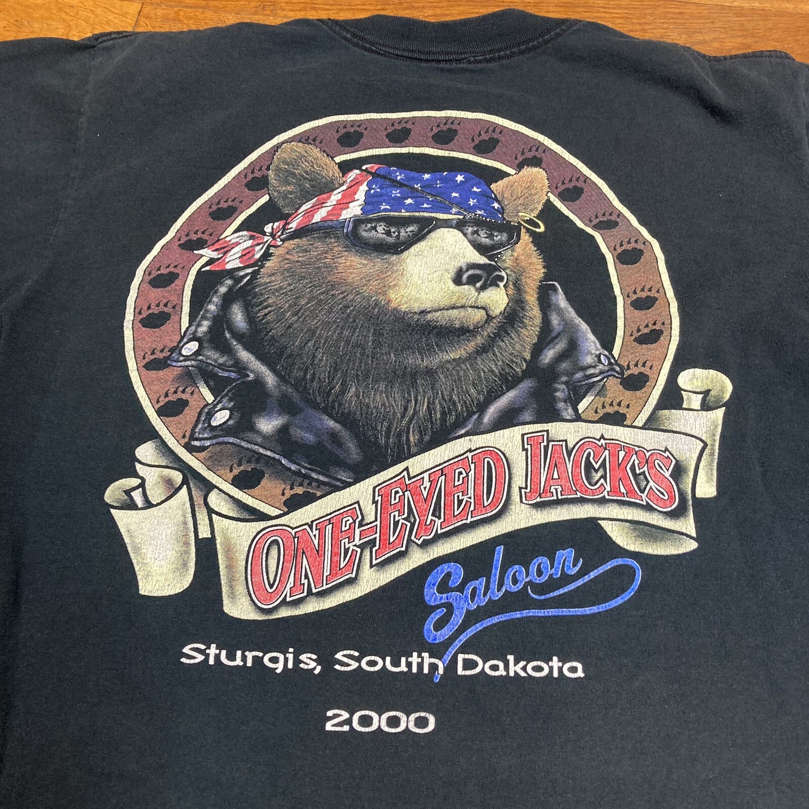 VTG One Eyes Jack's Saloon Sturgis South Dakots Large… - Gem