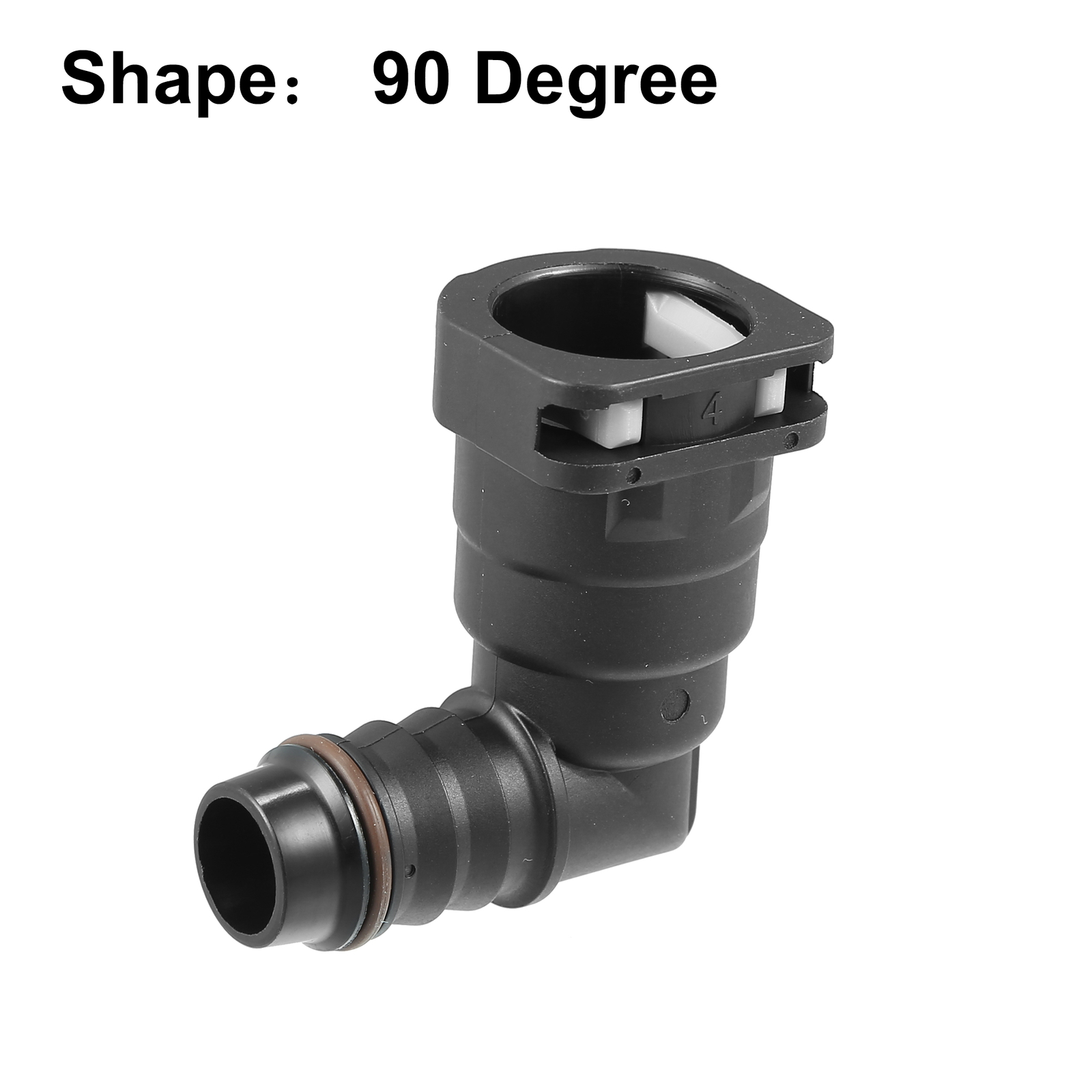 Piece of 2 Fuel Line Quick Connect 90 Degree Connector for 5/8 to 9/16 ...