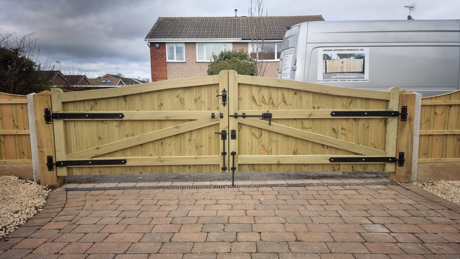 wooden driveway gate, heavy duty, Bespoke Gate, Gate Made To Measure ...