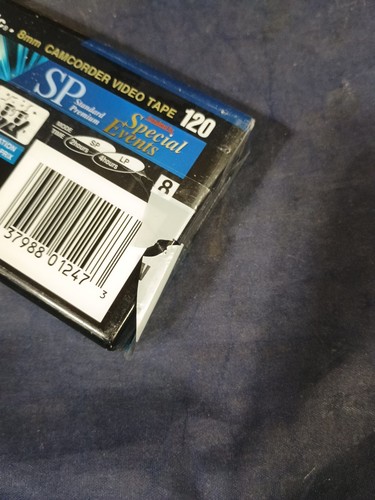 Four 8 MM Video Cassette Tapes,1 Sony, 2 Maxwell,1 Panasonic New Sealed ...