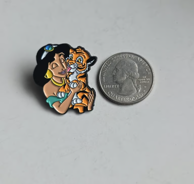 Disney Aladdin- Character: Princess Jasmine and Pet Baby Tiger Rajah ...