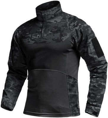 Camouflage Clothing Tactical Shirt, Long Sleeve, Men's Sweat Absorbent ...