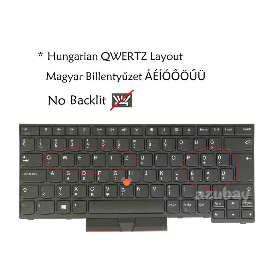 Hungarian Keyboard for Lenovo Thinkpad 01YP495 01YP255 01YP335 01YP415 ...