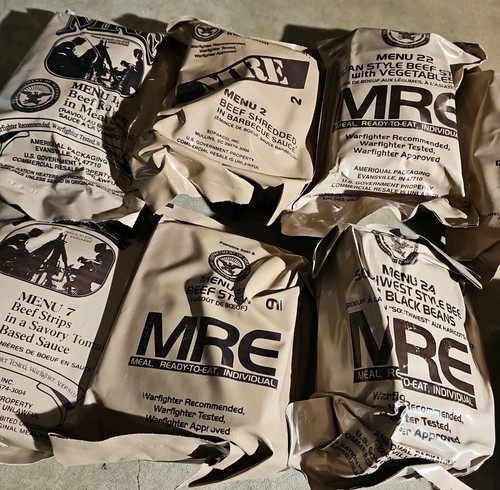 Sealed MRE Ready To Eat Lot of 10 Meals Packs Survival Prepper Food ...