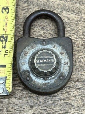 Vintage Slaymaker Combination Padlock ~ Antique | eBay