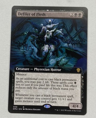 MTG - Defiler of Flesh - Dominaria United - DMU 400 - Extended Art ...