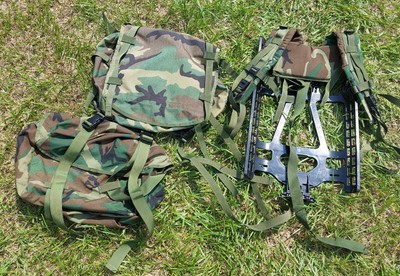 MOLLE Gen 1 Large Field Pack Rucksack Only Woodland M81 | eBay