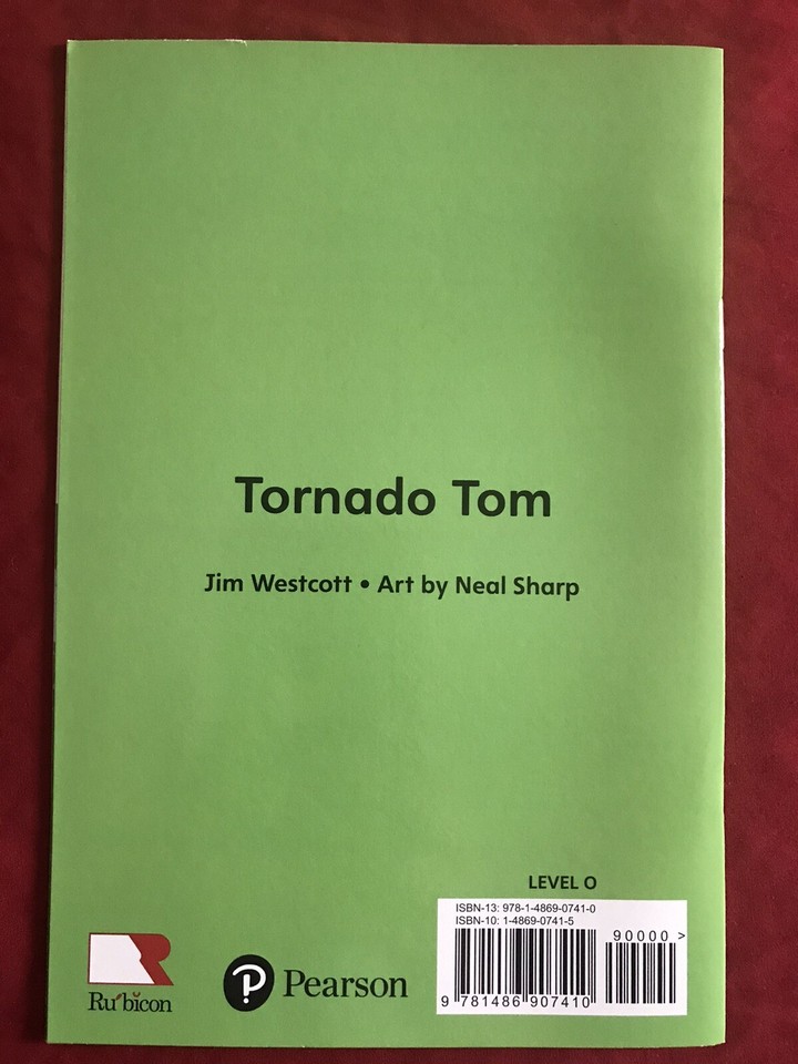 Pearson Leveled Reader Grade 3 Level O, Tornado Tom, Westcott | eBay