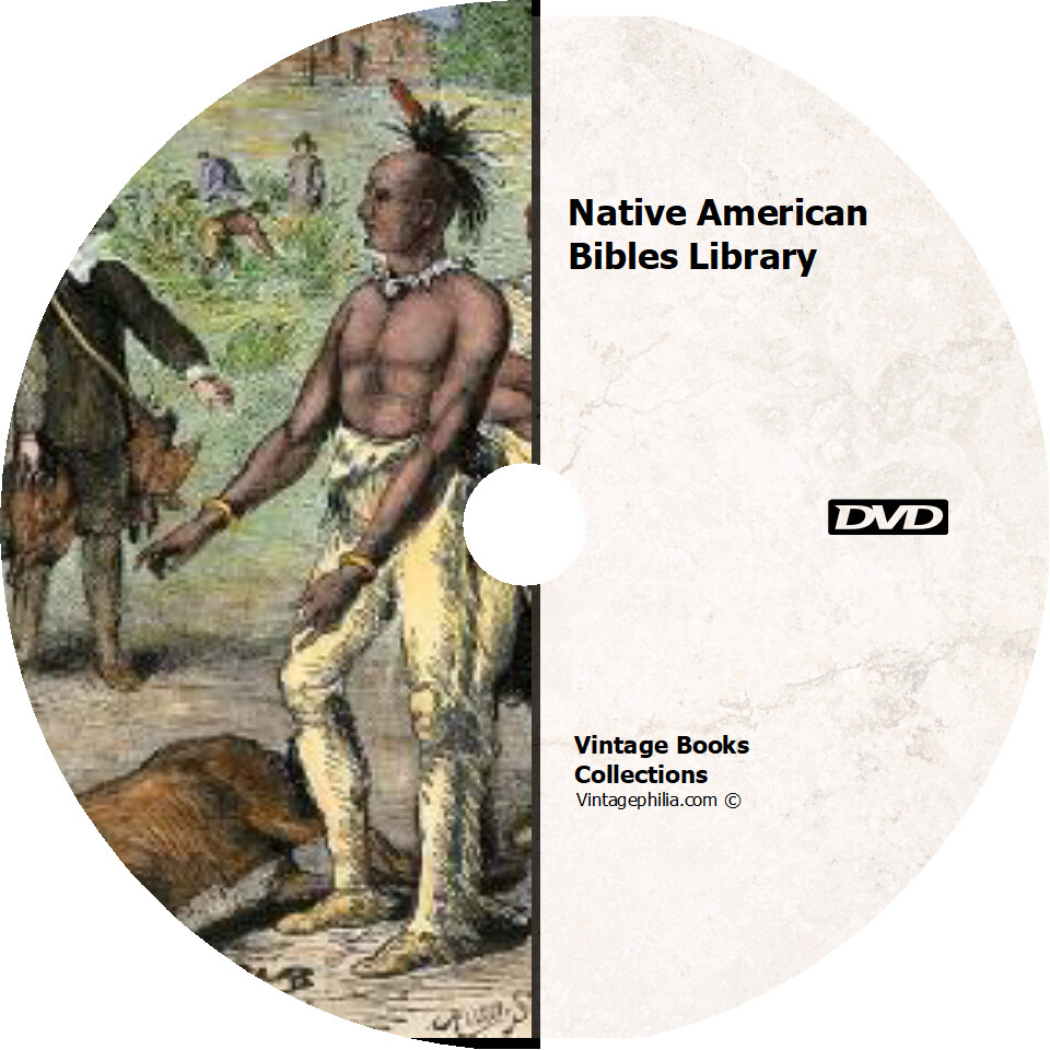 *NATIVE AMERICAN INDIANS BIBLE HISTORY TRIBES * 50+ RARE ANCIENT BOOKS ...