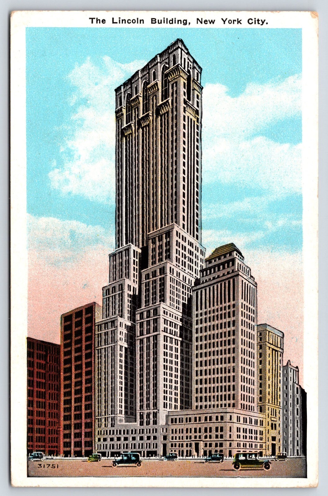 Vintage Postcard The Lincoln Building New York City New York | eBay
